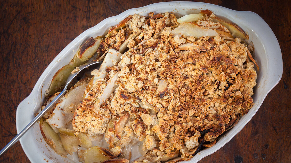 click dich fit!: Apfel-Sellerie-Crumble